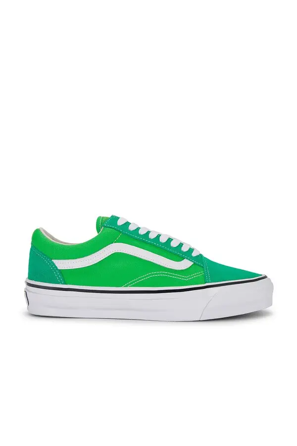 Vans Premium Lx Old Skool 36 In 2 Tone Green - 40% Off